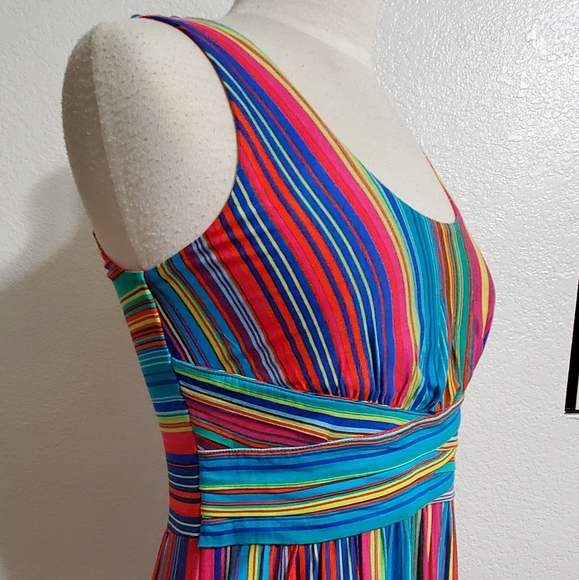 Spense | Dresses | Rainbow Tank Dress | Poshmark
